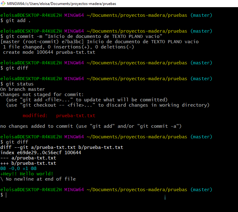 Curso básico del uso y configuración de git | aprendiendo_a_usar_git